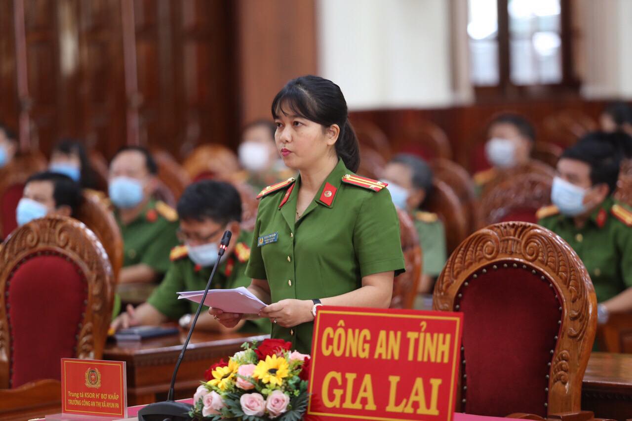 Trung tá Ksor H'Bơ Khắp được bổ nhiệm làm Phó Giám đốc Công an tỉnh Gia Lai